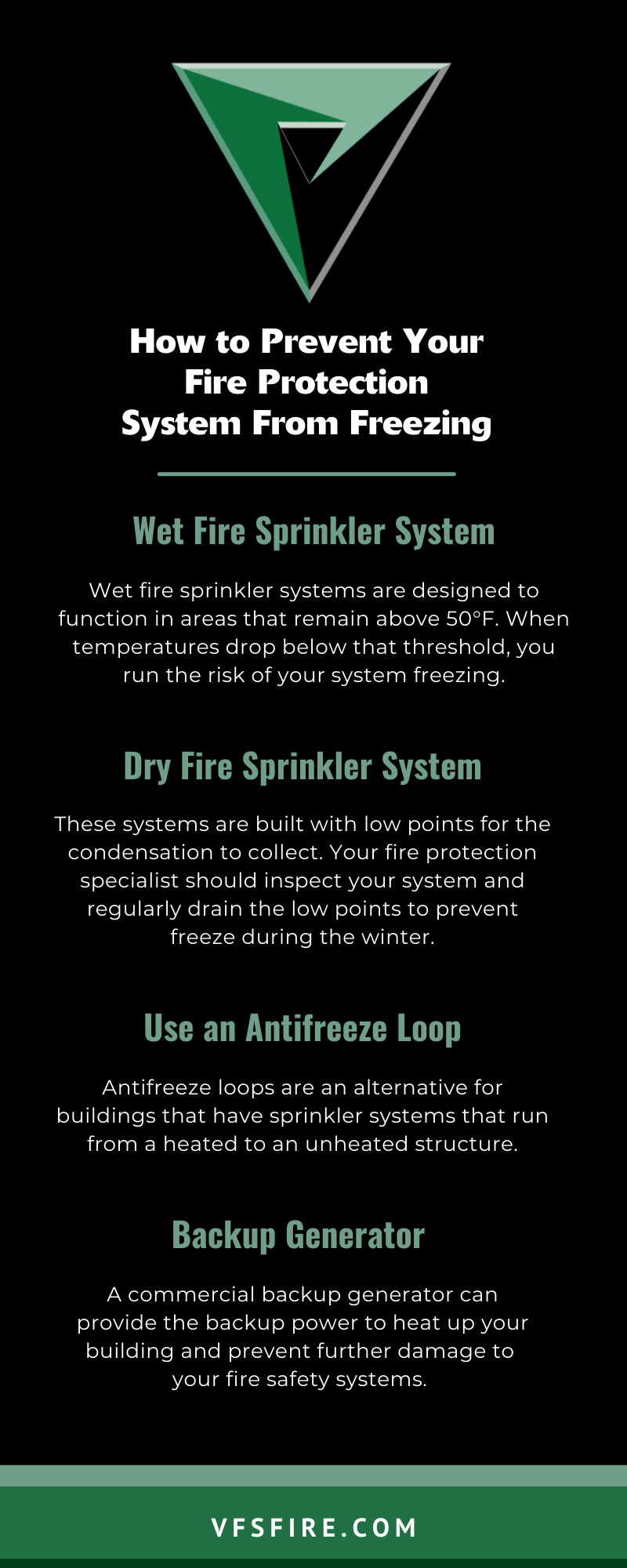 Prevent Fire Protection Systems Freezing - VFS Fire & Security Services